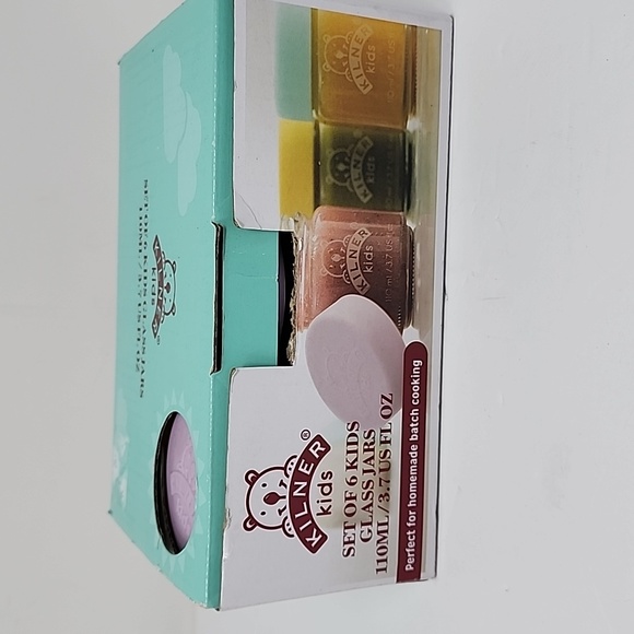 Kliner Kids | Kitchen | New Set Of 6 Kliner Kids Glass Jars Wlids ...